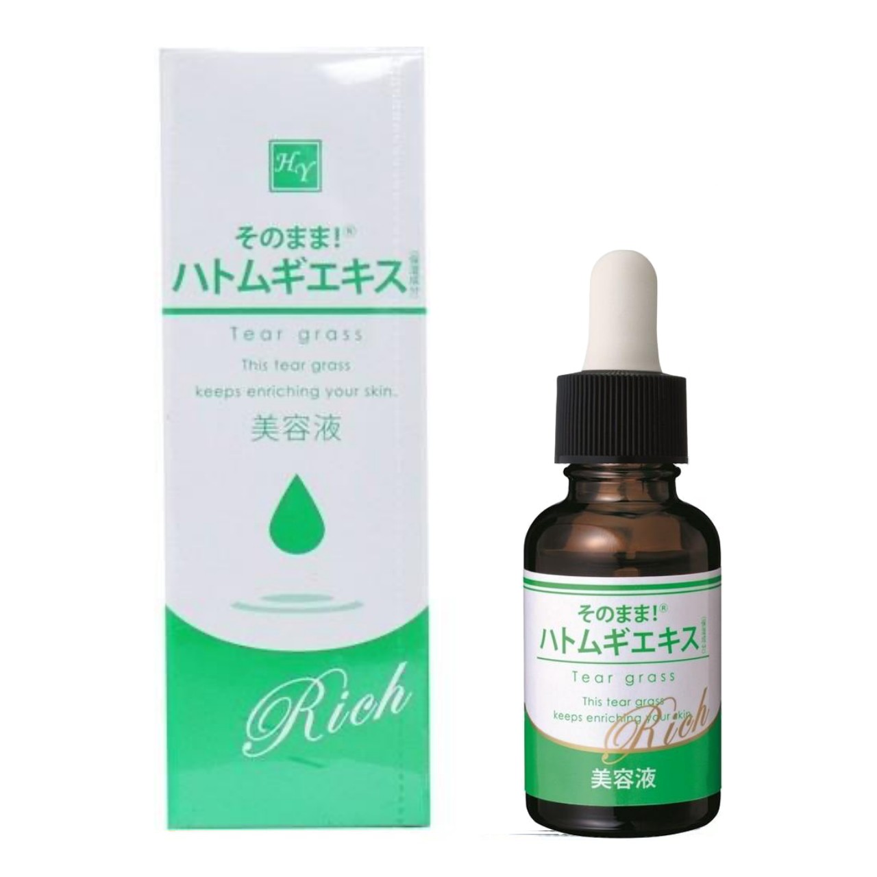 商品名 そのまま！ハトムギエキス リッチ 20ml 美容液 商品説明 角質、ザラザラ肌をさらさらとした滑らか肌に作り替える美容液！ 「ハトムギ」で、硬くなったお肌を憧れのスベスベ肌に！ ハトムギの主成分「ヨクイニン」がお肌の角質をケア。肌を...