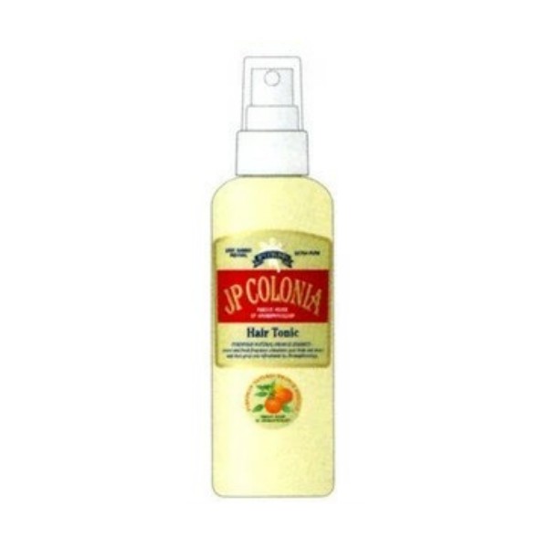 商品名 JPコロニア ヘアトニック スプレーEX 内容量 200ml 成分 エタノール類、水、香料、PEG-40水添ヒマシ油、シメン-5-オール、 パンテノール、セイヨウハッカオイル、アロエベラエキス、オトギ リソウエキス、カミツレエキス、...
