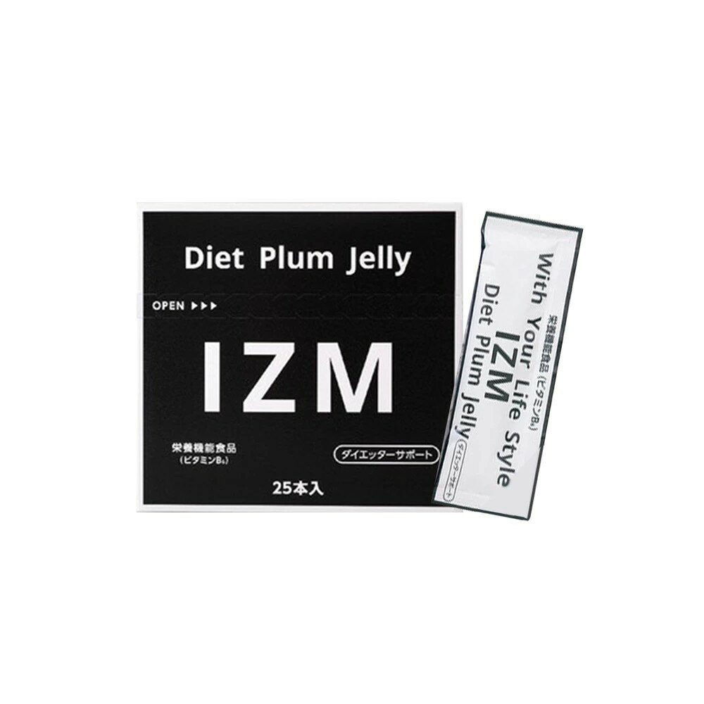 ■品名 IZM （イズム） ダイエット プラム ゼリー 1箱 ■内容量 25本入り（20g／本） ■商品概要 ダイエッターのうれしい強い味方！ IZM DIET PLUM JELLY（イズム ダイエット プラムゼリー）は、ダイエッターにうれ...