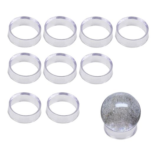 【製品仕様】直径約1.5cm(0.6インチ)、9個入り、透明タイプ。コンパクトで精巧なデザインが、様々なシーンでの展示ニーズに対応します。 【高品質アクリル素材】高透明アクリル製。縁は滑らかで繊細、手触りは平坦でバリなし。軽量でありながら頑...