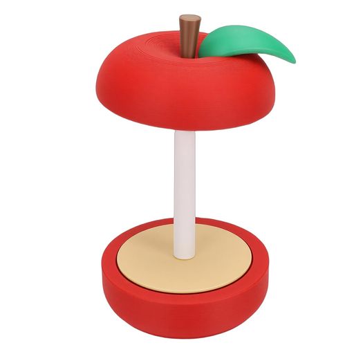 [手作りをお楽しみください] このリンゴの糸ホルダーのユニークな3Dデザインで創造性のタッチを追加し、編み物やかぎ針編みの愛好家に最適です。 【効率的な回転】回転軸フレームにより糸の巻き取りが簡単になり、毎回シームレスなクラフト体験を提供し...
