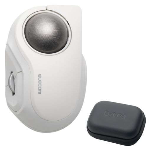 コンパクトでも機能は本格派!人差し指操作タイプの静音モバイルトラックボール”bitra”です。Bluetooth(R)接続と無線2.4GHz接続の切り替えスイッチを搭載し、2台のデバイスをスムーズに操作可能。自宅とオフィスなどの複数環境でも...