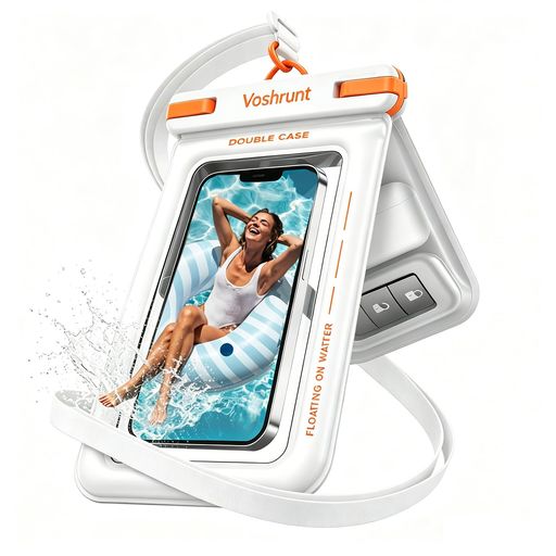 【IPX8 認証の本格防水性能・ロックレバーで完全防水ダブルケース】水深30m・1時間の厳格なテストをクリアしたプロ仕様で、防水レベル最高水準IPX8を取得した防水ケースです。ロックレバー式で軽い力で簡単に開閉できますが、0.1mm単位で精...