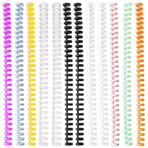 1、12個セット:30穴のは、標準のA4 / 30穴、内径12mm、約75枚(約70g/枚)/約55枚(約100g/枚)の用紙を綴じることができます。裁断可能で、さまざまな日常的なニーズに対応します。 2、使用簡単:使用方法も簡単で、両手で...