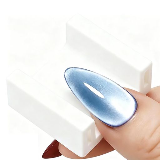【3Dプリント構造でワイドキャッツアイ自動成型】独自の3Dプリント精密構造を採用したネイルマグネットで、指を専用溝に置くだけで均一なワイドキャッツアイが簡単に成型できます。複雑な手技や調整が不要で、磁石の磁力が均一に作用し、デザインのブレが...