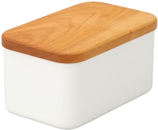 色:白 容量:0.42L 商品重量:490グラム 製品サイズ:9.7x15.7x8.1cm 素材:ホーロー鋼板、天然木(さくら) サイズ:15.7x9.7x高さ8.1cm、本体内寸:14.8x8.6x高さ6.2cm 本体重量:490g 材質...
