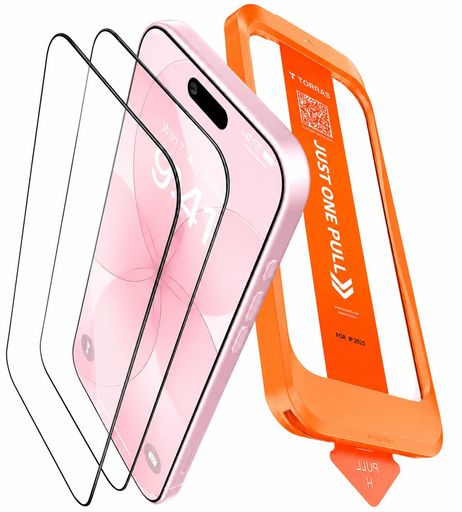 【専用設計】For iPhone 17e ガラスフィルム (6.1インチ)重量:15.1g(1枚)/入数:2枚 エッジ部分の耐破損性能(加圧試験):200N以上 全面保護の耐破損性能(落球試験):231cm/64g 【航空宇宙技術採用! 2...