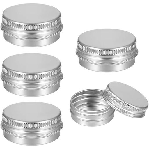 【製品情報です】セット内容:アルミ缶*5個。サイズ:40*18mm。容量:15ml。材質:アルミニウム 【高密閉構造】開口部が密着した構造です。気密性が非常に高く、乳液や乳液などの液体を入れても漏れません。旅行の際にはスキンケア用品やハンド...