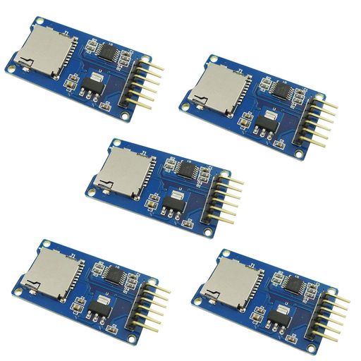 マイクロSD(TF)カードリーダーモジュールである SPIインタフェースArduinoUNO Mega互換5V Arduino IDEを直接使う 初期設定および読み書き micro sdカード、micro sdhcカード(高速カード)をサポ...