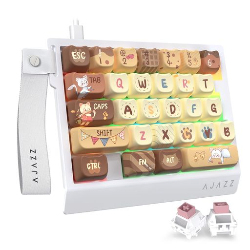 【業界最高の8000Hzレポートレート】AK029ゲーミングキーボードは、驚異的な8000Hzのレポートレートと0.125msの超低遅延を実現しました。これは従来の1000Hzキーボードをはるかに凌駕する応答速度であり、あらゆる高速操作や繊...