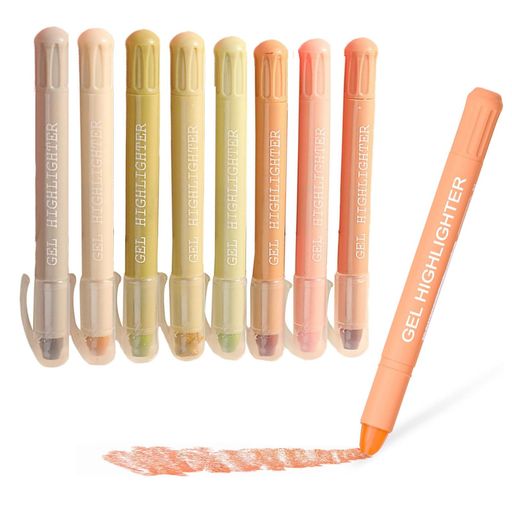 【8色】:淡い色の蛍光ペン8本セット。ソフトでチカチカせず、見やすく、日常生活でよく使われる色ばかりなので、学校や職場でのマーキングや、日記やダイアリーへの色塗りが簡単で楽しくなります。芯の折れを防ぐイジェクター・システムを採用し、蛍光ペン...