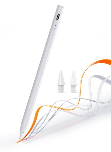 【接続不要&amp;超高精度】スタイラスペンは接続不要!電源を入れるだけですぐに使えます。途切れがなく、完全に遅延ゼロ!複数のiPadで同時にライティングが簡単に行え、複雑な切り替えの必要はありません。1mm超細ペン先による画素単位の精密操...