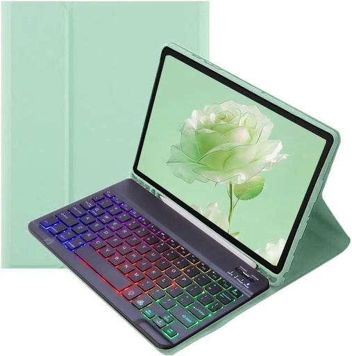 対応機種:対応2025年発売 iPad A16 (11インチ)モデル番号A3354/A3355/A3356、2022年型iPad 第10世代 10.9インチ(モデル番号:A2696/A2757/A2777)に対応キーボードケース カラフルバ...