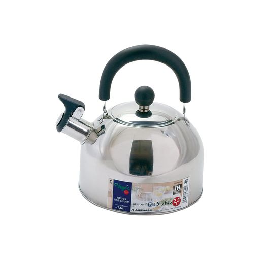 製品サイズ:(約)幅21x奥行18x高さ23cm 製品重量:(約)0.39kg 素材・材質:本体・蓋・注ぎ口/ステンレス鋼(クロム13%・ニッケル1%)、底面/ステンレス鋼(クロム16%)(底の厚さ0.3mm)、笛部/ナイロン(耐熱温度18...