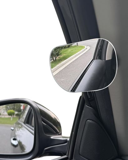 【Aピラ/Bピラ取り付け】補助ミラーDJ02は2個分セット、運転席/助手席/リアドア、サイド両方とも使えます。 プラス【視認24m範囲内】楕円形のガラス曲面鏡は、ドアミラー死角の後方から明確な視界を提供します。死角対策として車線変更時に後方...