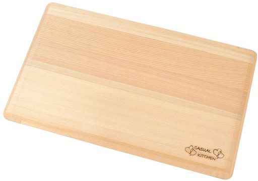 サイズ:33x20x厚さ1cm 本体重量:約300g 素材・材質:本体/ひのき、側面塗装/シリコン塗装 生産国:日本 注意1:食器洗い乾燥機や直射日光など高温での乾燥はおやめください 注意2:漂白剤のご使用でシミができる恐れがありますので、...
