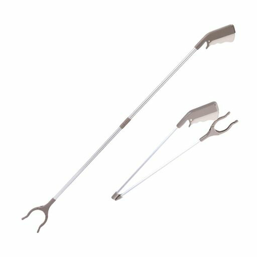 【サイズ】長さ40cm。/全长83cm、折り畳み時42.5cm。 【滑りにくい特殊グリップ】先端のギザギザ加工とフラット設計で、ペットボトルや小銭、吸い殻など、滑りやすいものもしっかりキャッチ。力を入れずに安定して掴めます。 【片手で簡単操...