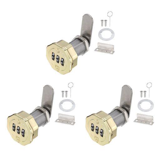 仕様:ロックシリンダー長さ:30mm/1-1/8インチ;対応板厚:15-22mm/0.59~0.87インチ;ロックタング長さ:47mm/1-7/8インチ;穴径:19mm/3/4インチ;初期パスワード:000(変更可能) 特徴:亜鉛合金製でク...
