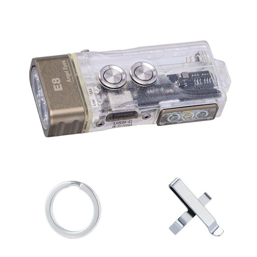 クリエイティブな365nmUV:E8EDC懐中電灯は、サイドライトモードのデザイン(白色光モード+UVモード)を追加します。紙幣を照らす365nmUVLED。また、ヘッドライトは500ルーメンの4000Kデュアルランプビーズを使用し、演色評...