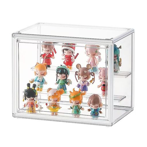 【透明で見やすく高品質】中身が一目でわかる高透明素材。サイズは27x18x22cmで、丁寧な品質管理によりお届けします。万が一の不具合も迅速に対応いたします。 【自在に収納・積み重ね可能】仕切り板で高さを調節でき、様々なサイズのフィギュアに...