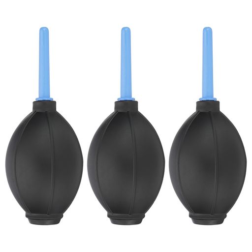 サイズ:カラー:ブルー;素材:ゴム;直径:55mm/2.16インチ;吹き出しノズル長さ:55mm/2.16インチ;全長:140mm/5.5インチ;梱包リスト:3個xゴムバルブエアポンプダストブロワー 利点:ゴム製のカメラエアブロワーは柔らか...