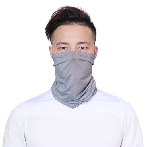 通気速乾】フェイスカバーの通気性が優れ、呼吸しやすいです。速く吸汗速乾でき、快適感が保ち、気持ちがいいです。 【冷感素材】高級な冷感素材で、水や汗で濡れると気化熱の作用により冷却効果があり、肌と接触した瞬間に温度を3-8度程下がり、真夏中で...