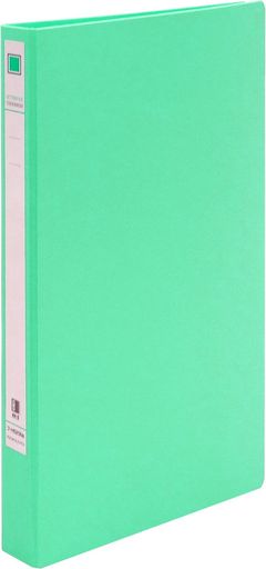 【寸法】 29x228x307mm 【サイズ】 A4-S 【穴数】 2穴 【収容枚数】 180枚 【色】 緑
