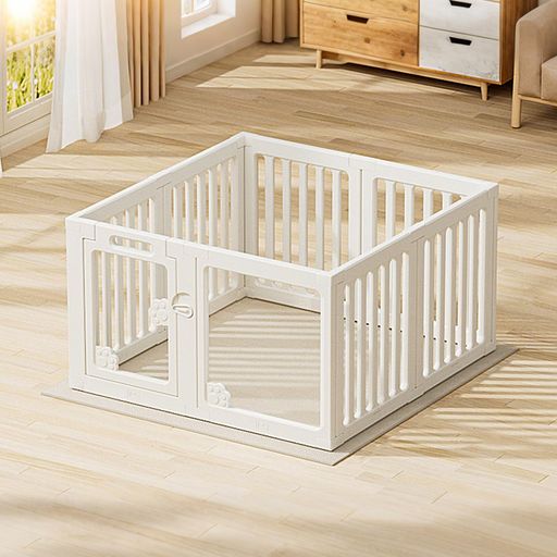 インドア 【工具不要・簡単設置】本製品は工具不要で簡単に設置できるペットフェンスです。面倒な組み立て作業は一切なく、パネルを接続するだけで、1人でも約5分で設置可能。底部には滑り止め吸盤を搭載し、床にしっかり固定できるため、ズレにくく床を傷...