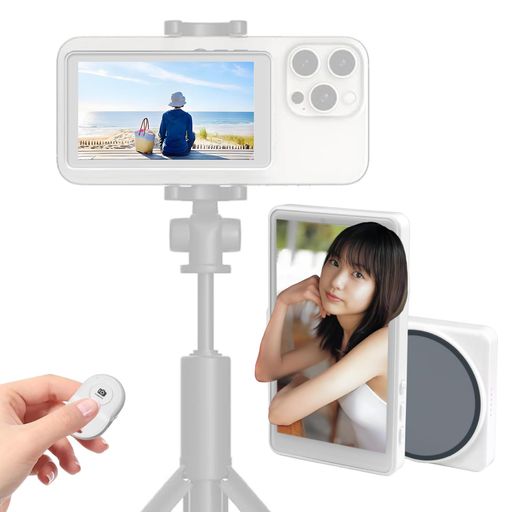 📶【独自接続でストレスフリー!Wi-Fi占有ゼロのライブ配信・動画撮影】スマホのミラーリング接続を採用!Wi-Fiチャンネルを全く占有しないため、スマホのインターネット接続はそのまま利用可能です。動画撮影やライブ配信中でも、...