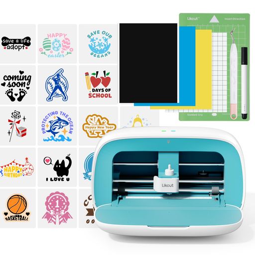 「初心者向け」たった3ステップで簡単に始められます。アプリでデザインし、LikcutGleeS501カッティングマシンでカットまたは描画し、プロジェクトに適用するだけ。直感的なアプリインターフェースとチュートリアル動画でデザインが楽しくなり...