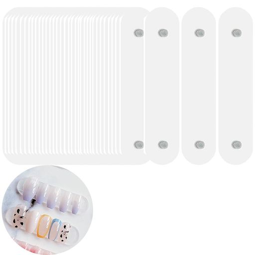 高品質:ネイルスタンドは透明なアクリル製なので、フェイクネイルをはっきりと表示できます。 高品質で耐久性があり、繰り返し使用できるので、壊れにくい、耐摩耗性がある、長時間ご利用いただけます。 ネイルアートストリップ:ネイルアートストリップは...
