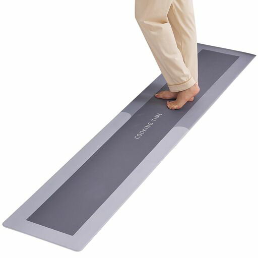 【防汚、撥水性に優れている】耐湿性・速乾性に優れるとされるポリ塩化ビニル素材を使用したので、水分や油汚れは拭くだけできれいに落とせます。 【床保護床のキズ防止、寒さ対策】肉厚な6mm厚のキッチンマットが中に低反発ウレタンが入っていて、クッシ...