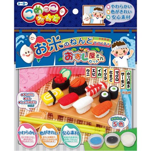 【特徴】 主成分に米粉を使用し、手肌に優しく安心安全のねんど 【仕様】 鮮やかでキレイな発色の上、適度な柔らかさで小さなお子様にも使いやすい 【パッケージサイズ】 21x17x4cm 【セット内容1】 こめっこねんど 白(35g)/赤・青・...