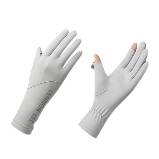 【UPF50+UVカット】夏の日差しから手を守る防紫外線手袋。紫外線を99%カットし、日焼け防止効果が抜群ですので、安心して外出できます。 【冷感素材採用】接触冷感加工された薄手の生地により、手袋をつけるだけで、3-5度の冷却効果が実感でき...