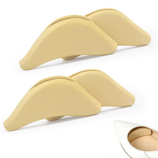 指の痛みと靴ずれを防止 【パッケージ内容】サイズ:約8x3.5x1.5cm 内容:2足入(4個) 重さ:14g 【足指を保護する】パンプスの余るつま先部分に入れるだけ、ヒール靴を履いた時に前滑りしにくく、つま先をサポートします。 【スポンジ...