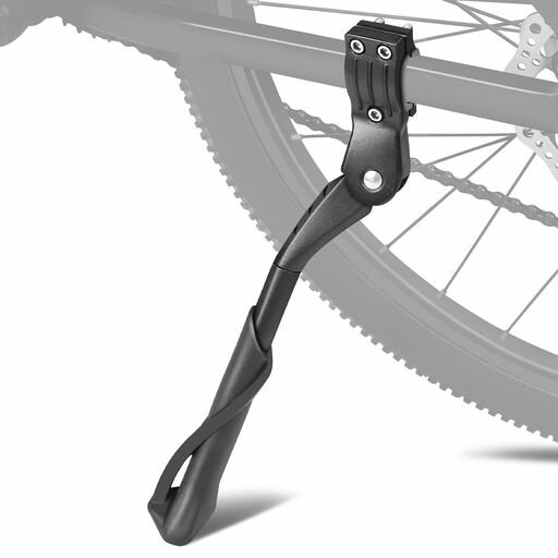 【安定性と耐久性】この自転車キックスタンドの本体は、高強度アルミニウム合金製で、錆に強く、揺れにくく、変形しにくい設計です。強風や悪路でも自転車を安定させ、頑丈な構造により確実なグリップを実現します。自転車を安全に駐車できます。 【高さ調整...