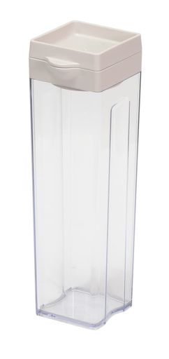 商品サイズ:幅8x奥行9x高さ27.5cm 重量:0.266kg 素材・材質:【本体】AS樹脂(耐熱温度100°C、耐冷温度-20°C)、【ふた栓】ポリプロピレン(耐熱温度100°C、耐冷温度-20°C)、【パッキン】シリコーンゴム(耐熱温...