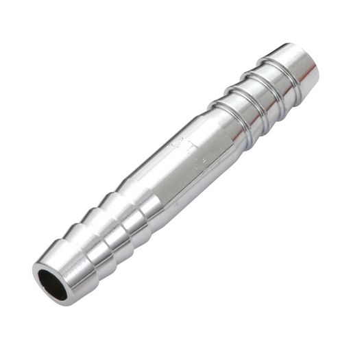 ホース口:11mm(両側) 適用流体:空気 最高使用圧力:1.5MPa 加工:クロームメッキ 材質:真鍮
