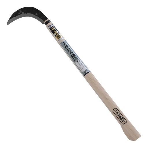 刃部仕様:鋼付 刃長:約135mm 柄長:約480mm 仕様:安来鋼白紙2号使用 刃部:刃物鋼、柄部:木
