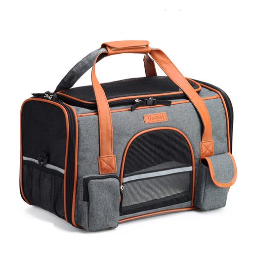 アウトドア 【商品サイズ】桜M:43cmx23cmx26cm ペット体重範囲(猫6.5kg、犬4kg)。桜L:48cmx27cmx30cm ペット体重範囲(猫8kg、犬5kg)。猫・小型犬・うさぎ・小型ペットなどに適用。高品質のオクスフォー...