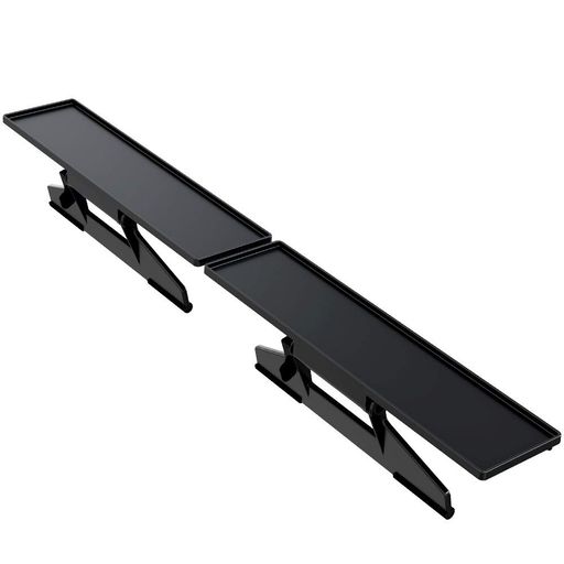 【テクニカルデータ】:幅34cmx奥行8.4cm;質量約191g;耐荷重約2kg 【デスク&amp;PC周りの小物整理】:液晶ディスプレイの上部に乗せるだけで使用できる、便利な小物置きです。リモコンを置いたりや名刺やペンなどの文房具を置いて...