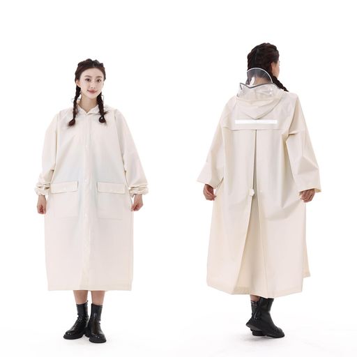 【防水素材&amp;長時間の雨でも安心】高品質EVA素材を採用したレインコート(カッパ)。縫い目部分には防水加工を施し、大雨や長時間の使用でも雨水が浸入しにくい仕様です。通勤・通学はもちろん、自転車用レインコートとしても最適。フェスや野外ラ...