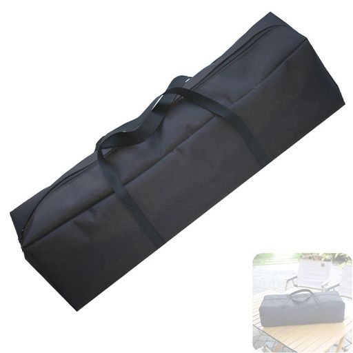 【仕様&amp;材質】サイズ約60x20x20cm。重さ(約):250g。材質:オックスフォード生地。カラー:ブラック。 【軽量でコンパクト】収納袋のハンドルは延長・拡幅・増厚加工が施されており、頑丈で耐久性に優れます。折りたたむとコンパク...