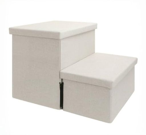 犬用階段 収納付き2-IN-1犬用階段:ペット用階段は、ペットが登るのに安定感があり快適な階段だけでなく、ペットの服、おもちゃ、その他の必需品を収納でき、便利な大型収納ボックスとしても機能します。犬ステップは取り外し可能な蓋で覆われており、...