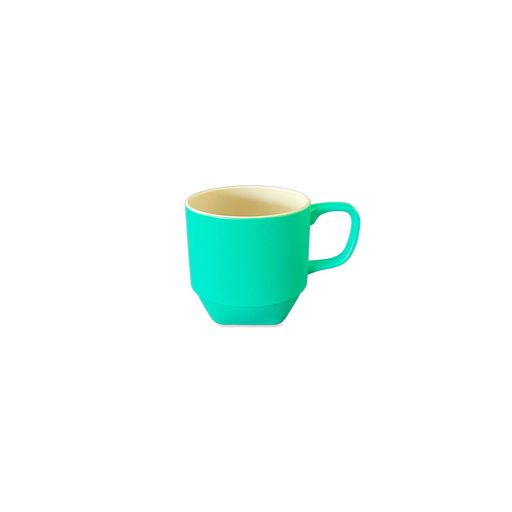 温かい飲み物 スタッキングできるマグカップは軽量で割れにくく、持ち運びや収納にも便利です。 φ84 x h81, 100g / 320ml 再生プラスチック(再生PET樹脂) / ウレタン塗装(紀州漆器塗り) / 耐熱温度140°C、耐冷温...