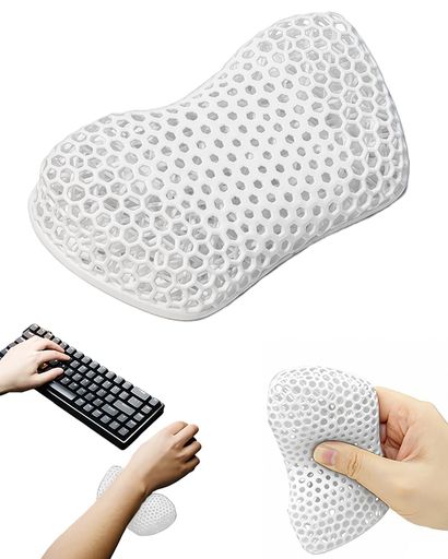 【革新的ハニカム構造で、蒸れにくく一年中快適】3D立体のハニカム構造により、内部に空気の通り道を確保。手首まわりの熱や湿気を逃がし、長時間のPC作業やゲーム中でも蒸れにくく、さらっとした使い心地を保ちます。夏場はもちろん、季節を問わず快適な...