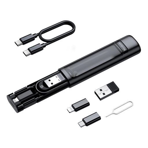 電話|PC|携帯電話 【多機能デジタル収納ボックス】:1つのボックスで多用、簡単に保管。充電ケーブル、変換アダプタ、SIMカード取り出しピン、カードスロットを内蔵し、端末の充電・転送・カード変更などのトラブルを簡単に解決します。(※本製品に...