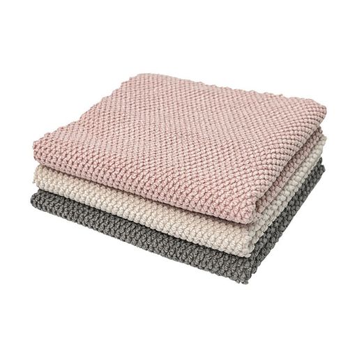【仕様】:セット内容:グレーx1、ベージュx1、ピンクx1。サイズ:約30x30cm、重量:約27g、材質:ポリエステル繊維。 <吸水性>:キッチンタオルは吸水性に優れた超微細繊維でできており、食器の水分をすばやく吸収することが...