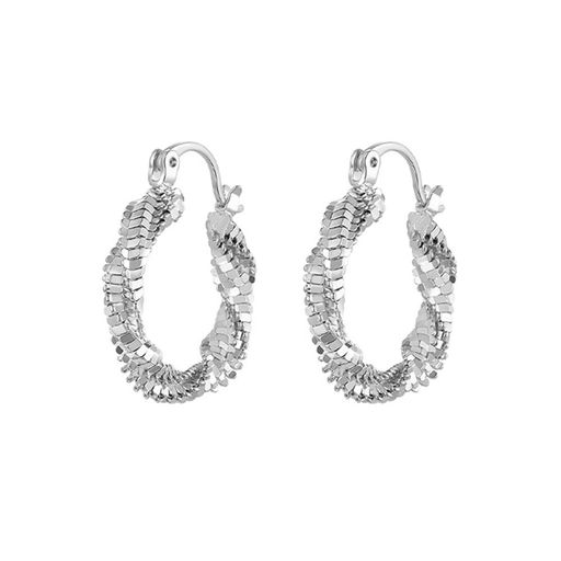 【材質】真鍮(18Kゴールドメッキ)。【サイズ】約 高24MM*幅22MM。【重さ】約2G。 【デザインポイント】最新のねじれロープの簡単なピアス。上品で高級感溢れる、時代遅れしないオシャレでたおやかに演出してくれます。揺れる度に高級感を湧...