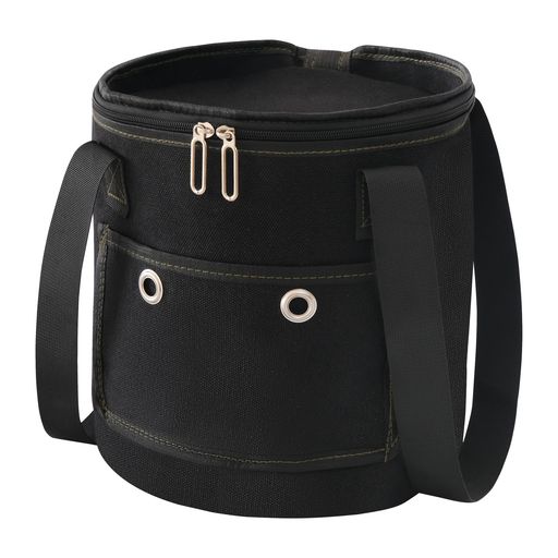 【サイズ・対応範囲】直径25cm、高さ28cmの円筒型デザイン。最大で標準骨箱サイズ(幅8寸約240mm)まで収納可能です。 【丈夫で長持ち|耐荷重目安15kg】厚手キャンバス製。バッグ自重約500g(同等品の約2倍の厚み)で、重い骨壷を安...